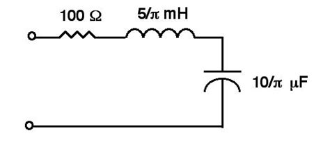 Solved Consider The Series Rlc Circuit Shown Below Assume
