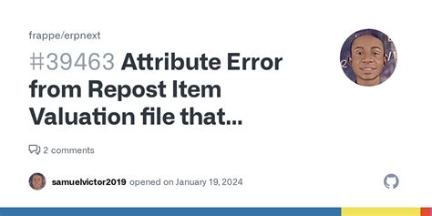 Attribute Error From Repost Item Valuation File That Makes Repost Item