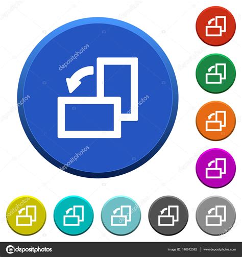Rotate Left Beveled Buttons Stock Vector Image By ©renegadehomie 140912592
