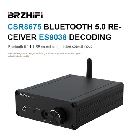 Brzhifi Audio Csr8675 Qcc5125 Dac Bluetooth 5 1 Receiver Es9038 Decoding Aptx Hd Ldac Hifi Sound