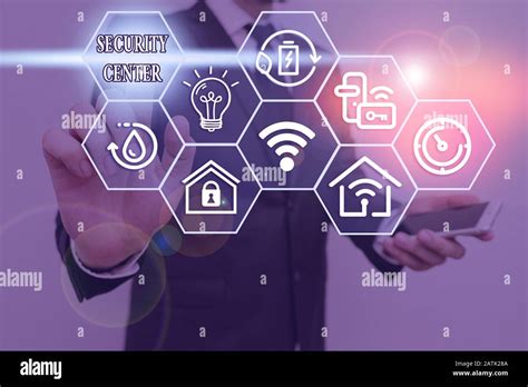 Word Writing Text Security Center Business Photo Showcasing Centralized Unit That Deals With