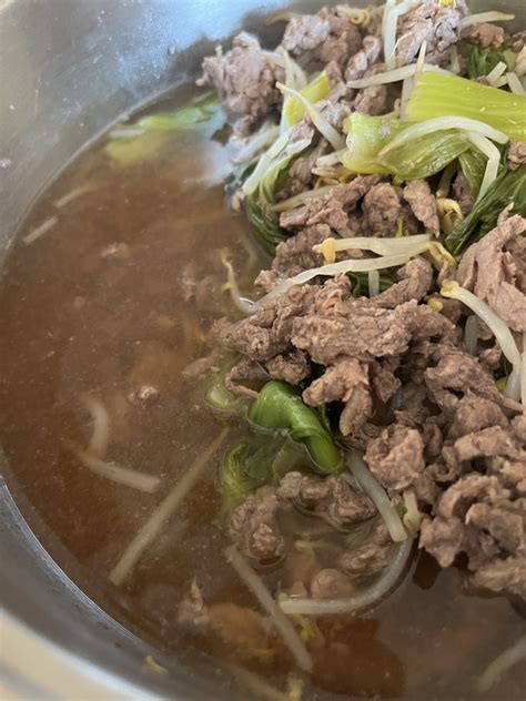 소고기 청경채 숙주찜 다이어트식 맛있는 간장소스 만들기