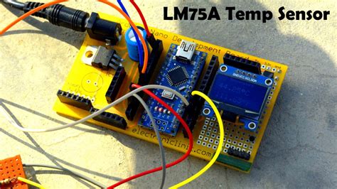 LM75 With Arduino LM75 I2C LM75A Arduino Library CJMCU 75 Temperature Sensor