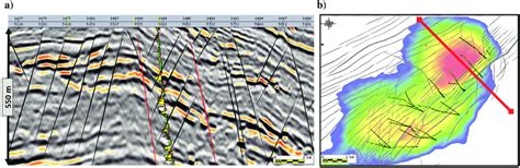 A Seismic Section Showing The Complex Fault Network And Download