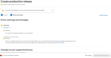 App Bundles And Apks Using Sensitive Permissions Submit Declaration