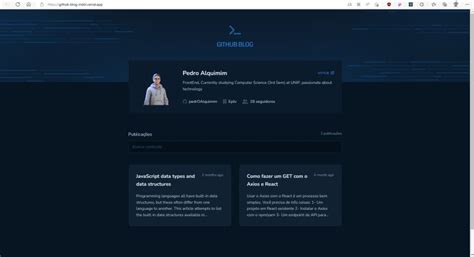 Pedro Alquimim On Linkedin Português React Typescript Fontawesome Axios Styledcomponents