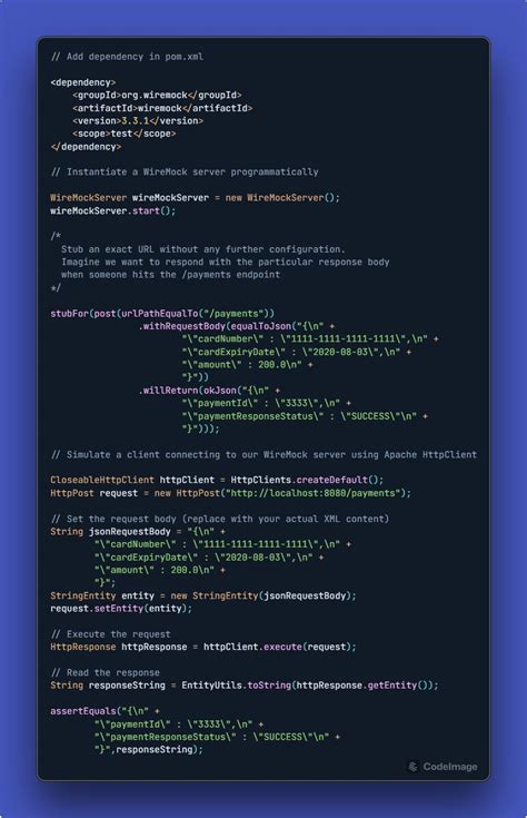 Subham Sen On Linkedin Wiremock Java Springboot