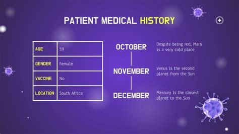 Omicron COVID Variant Clinical Case Google Slides PPT