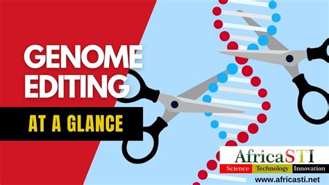 Genome Editing At A Glance Africasti
