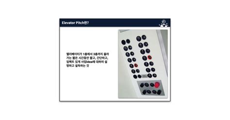 엘리베이터 피치 교육 핵심 가치 전달과 전략적 짧은 피치 강화 나눔경영컨설팅