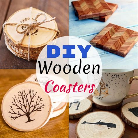 15 Diy Wooden Coasters How To Make Wood Coaster