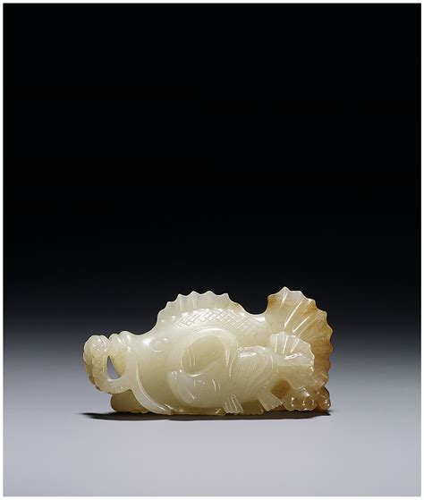 元 白玉魚 宇珍國際藝術 Yu Jen Taipei 齊玉異采 璿玉樓古玉萃珍編號965