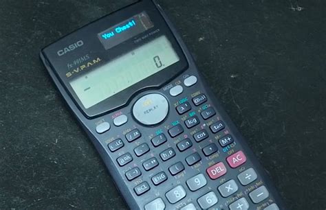 This Calculator Hack Turns A Boring Casio Into The Stealthiest Cheating