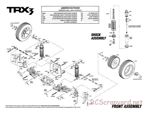 Traxxas Exploded Views Trx 3 2603 • Rcscrapyard Radio Controlled Model Archive