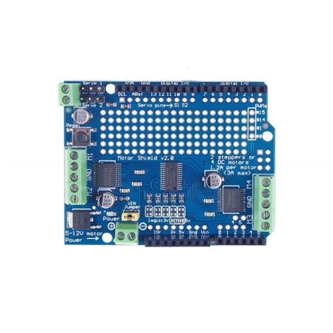 Motor Stepper Servo Robot Shield For Arduino V2 With PWM Driver X2 Robotics In Canada