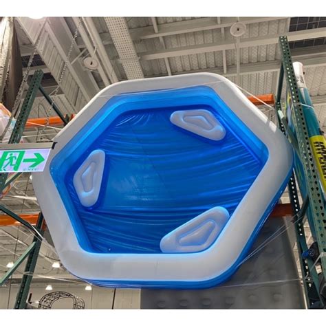 好市多 Costco 代購 Bestway 六角形家庭泳池充氣泳池游泳池玩水戲水intex 蝦皮購物