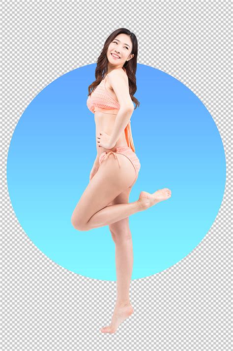 수영복 입은 여성 Png 유토이미지 상세페이지 베이직샵 사진 22064375