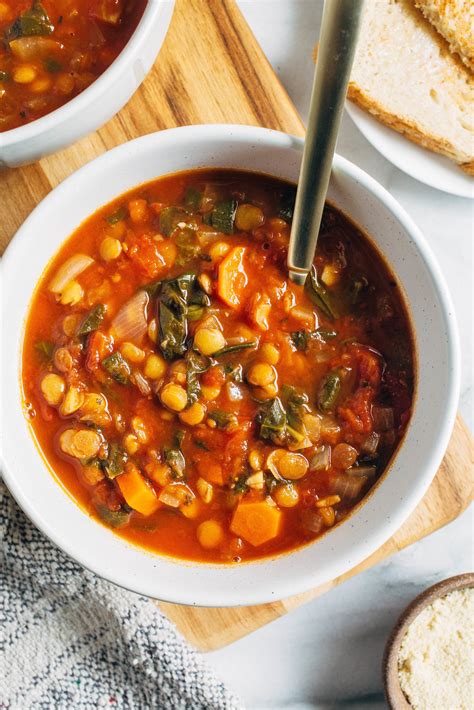 Easy Lentil Spinach Soup Making Thyme For Health
