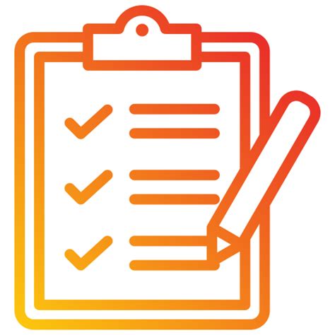 Assessment Generic Gradient Icon