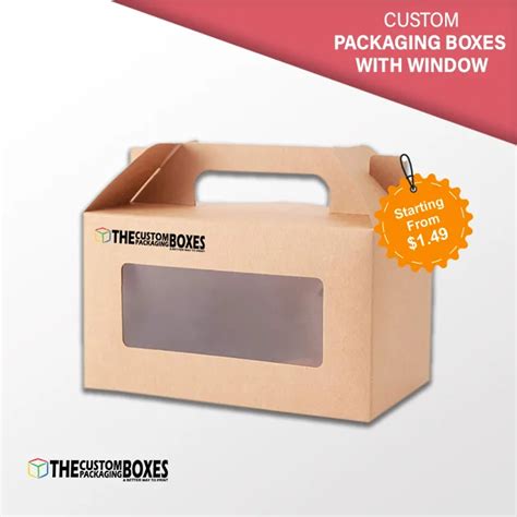 Custom Packaging Boxes With Window Custom Packaging Boxes