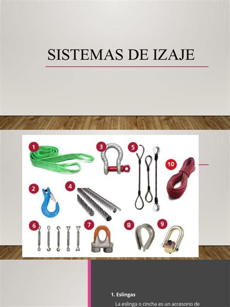 Accesorios Esenciales Para Izaje De Cargas Pdf Equipo Bienes