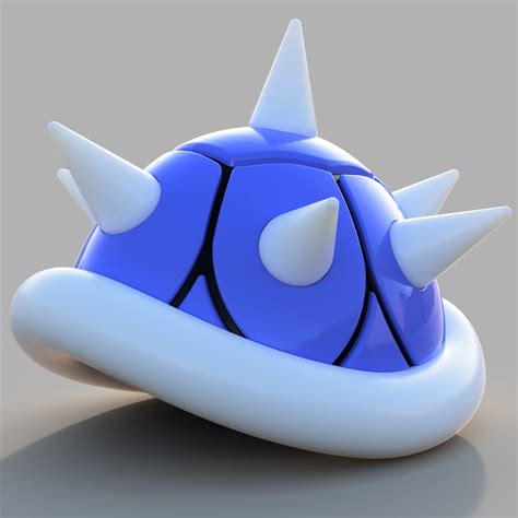🐚 Spiny Shell Inspired By Super Mario Bros・ Stl File For ・cults