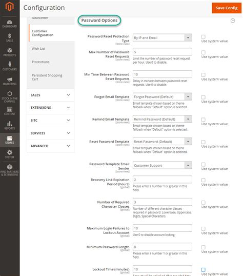How To Configure Customer Accounts In Magento 2
