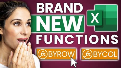 How To Use Excel Byrow And Bycol Helper Functions For Lambda Xelplus