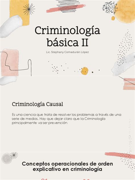 Semana 3 Estudio De La Criminologia Pdf Criminología Conocimiento