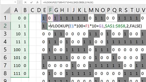 how to make a 1 d cellular automata in ms excel r cellular automata