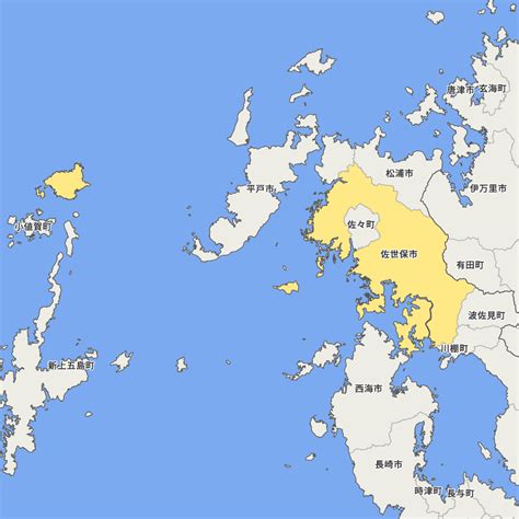 長崎県佐世保市の地図 Map It マップイット