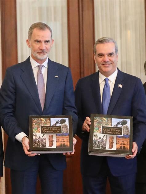 Presidente Abinader Recibe Visita De Cortesía Del Rey De España Felipe