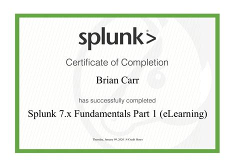 certificate of completion splunk fundamentals part 1