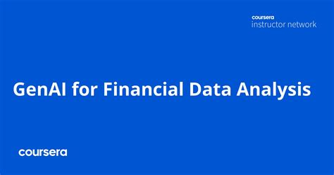 Genai For Financial Data Analysis Coursera