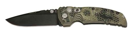 Hogue Ex 01 35 G Mascus Green Cerakote G10 Frame Tread Folder Drop