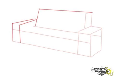 How To Draw A Sofa DrawingNow