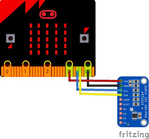 ADS Analog To Digital Converter And Micro Bit