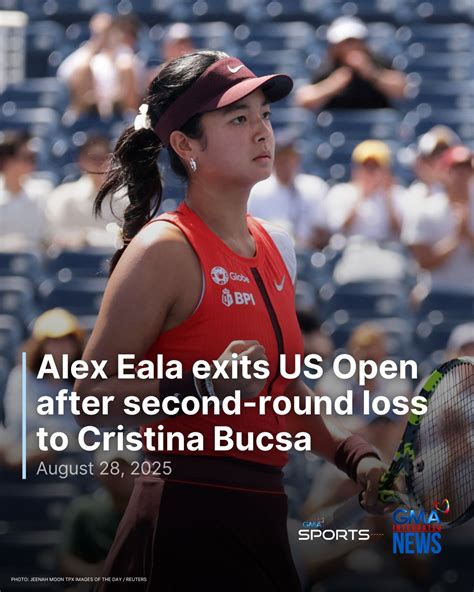 Gma Sports Ph Thank You Alex 🇵🇭🙏 Alex Ealas Us Open Facebook