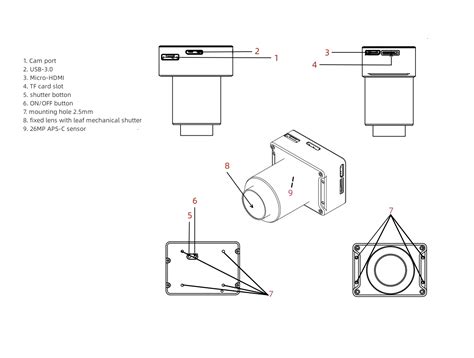 Camera Engineering Drawing1 Adti 26s V1 Module Quick Start Guide