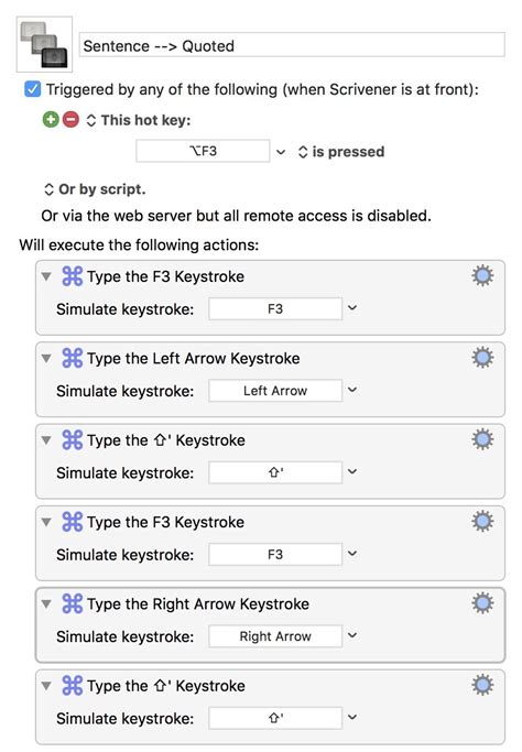 Quotation Marks Macro Scrivener For Macos Literature And Latte Forums