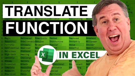 excel introduces translate and detectlanguage functions episode 2645