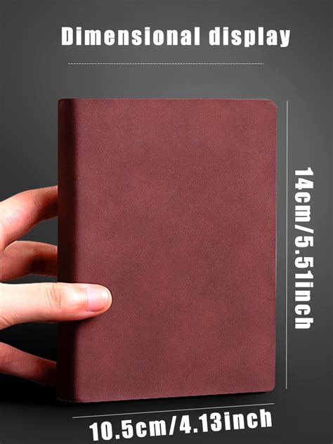 1 A6 Soft Leather Notebook Suitable For University Babe Supplies Work And Office 120 Inner