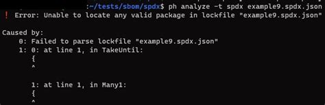 Spdx Parser Error Handling · Issue 1031 · Phylum Devcli · Github