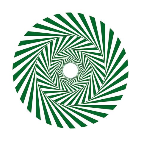 Premium Vector Green Twisted Motion Spiral Vortex Circle Vector