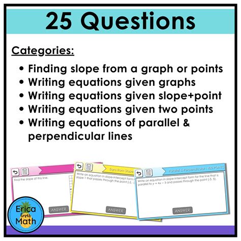 Linear Equations Review Game Made By Teachers