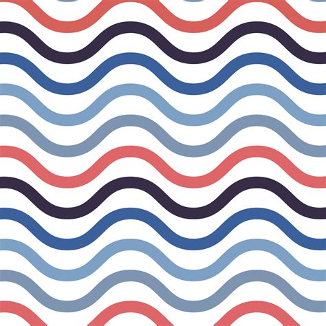 Colorful Curve Seamless Pattern Design For Decorating Wallpaper