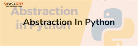 Abstraction In Python A Complete Guide Face Prep