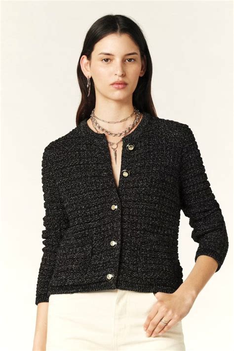 Bash Gaston Cardigan Black Edito Boutique