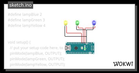 Coba Led1 Wokwi Esp32 Stm32 Arduino Simulator