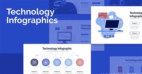 Бизнес технологии Инфографика Powerpoint Шаблоны презентаций Envato